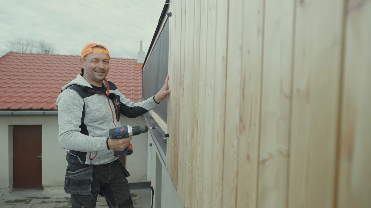 Dřevěný obklad fasády: DIY návod | Stream